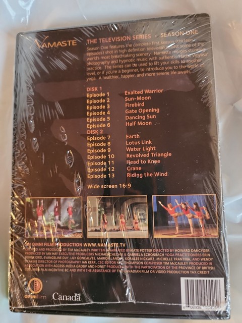 Namaste Yoga Season 1 The Complete Series DVD Kate Potter Workout ...
