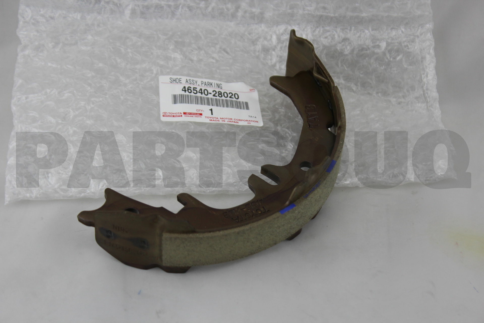 4654028020 Genuine Toyota SHOE ASSY, PARKING BRAKE NO.1, RH/LH 46540 ...