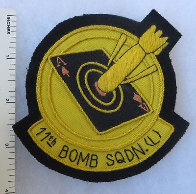 11th BOMB SQUADRON US AIR FORCE PATCH Custom Hand Sewn for USAF ...