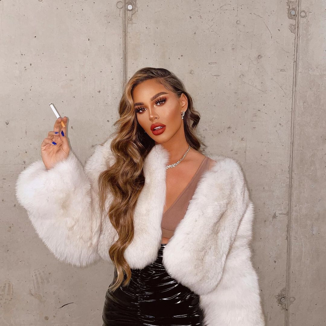 Multicolor Women Full Pelt Real Fox Fur Coat New Winter Warm Natural ...