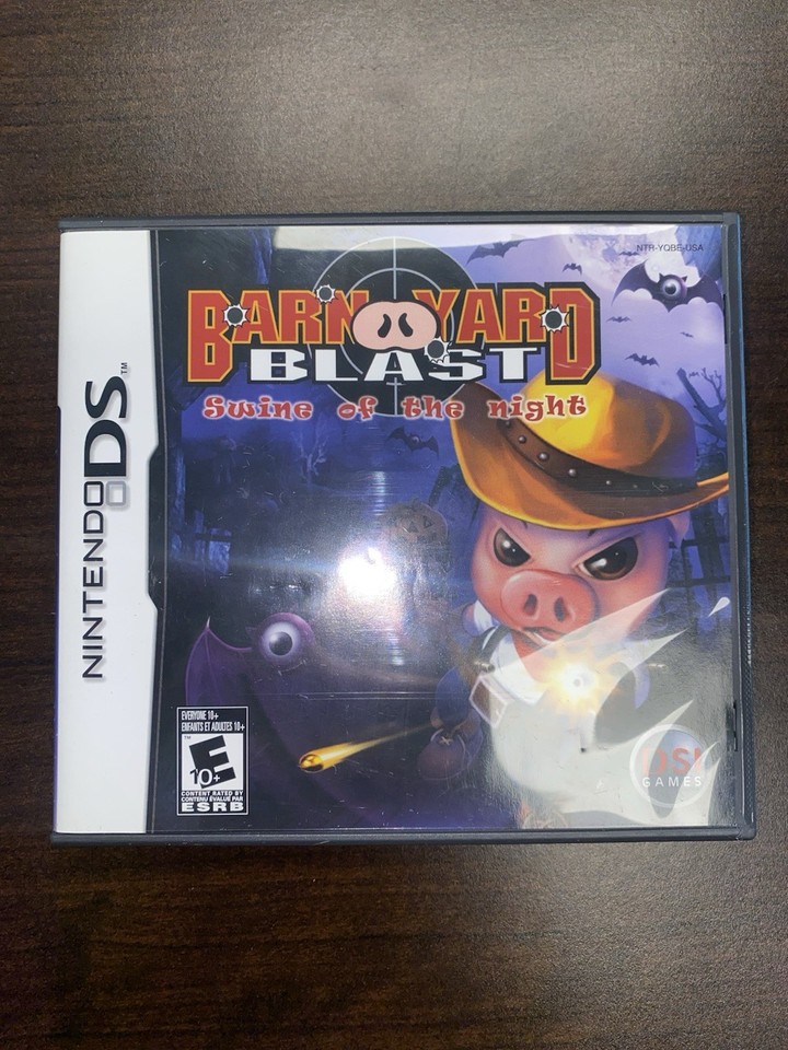 Barnyard Blast: Swine of the Night (Nintendo DS, 2008) No manual ...