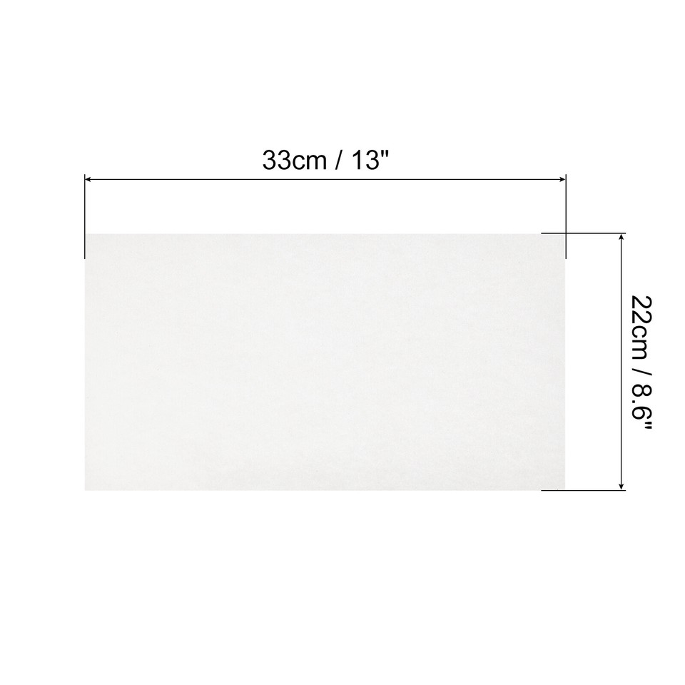 Parchment Paper Sheets, 100pcs Rectangle Non Stick Baking Paper, White ...