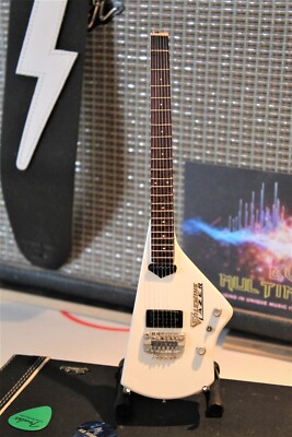 JOHNNY WINTER - White Erlewine Lazer 1:4 Scale Replica Guitar ~New~ | eBay