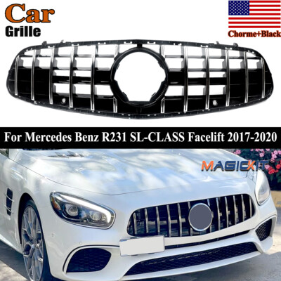 Fit For Mercedes Benz R231 SL450 SL550 2017-2022 GT Style Front Grille ...