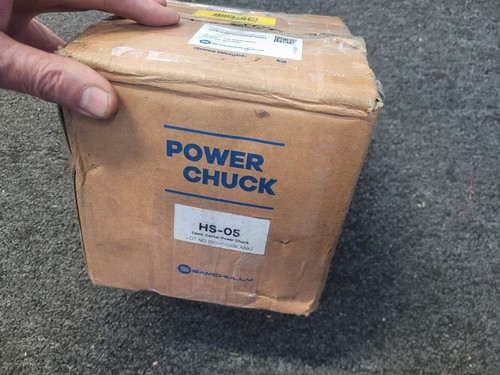 New Samchully HS-05 lathe chuck, blank draw-tube thread, 110mm flat ...