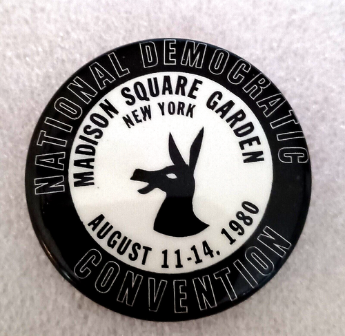 MSG Madison Square Garden NYC 1980 National Democratic Convention Pin ...