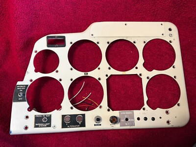 10 INSTRUMENT PANEL WITH AVIONICS MASTER SWITCH ANNUNCIATOR LIGHTS | eBay