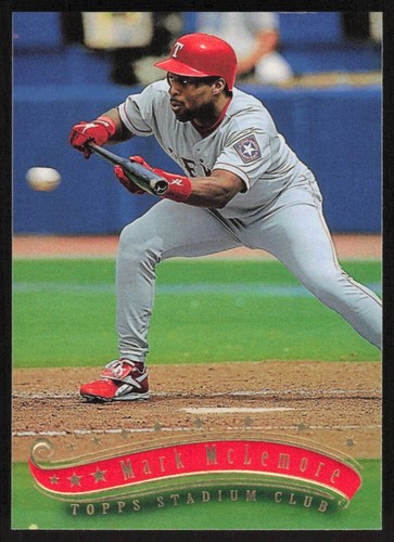 1997 Topps Stadium Club Members Only Mark McLemore #99 Texas Rangers | eBay
