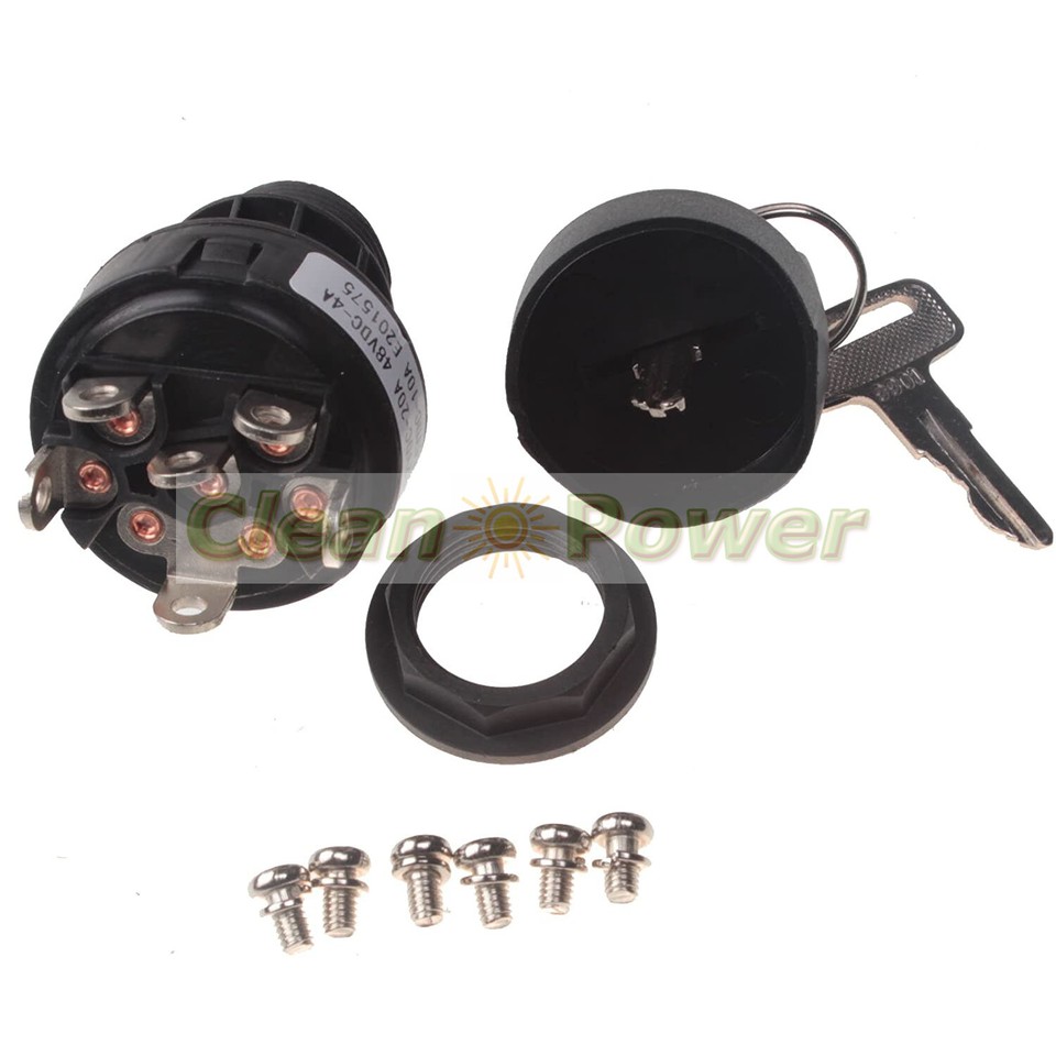4360469 Ignition Switch W/ keys For JLG 12VDC-20A 24VDC-10A 48VDC-4A ...