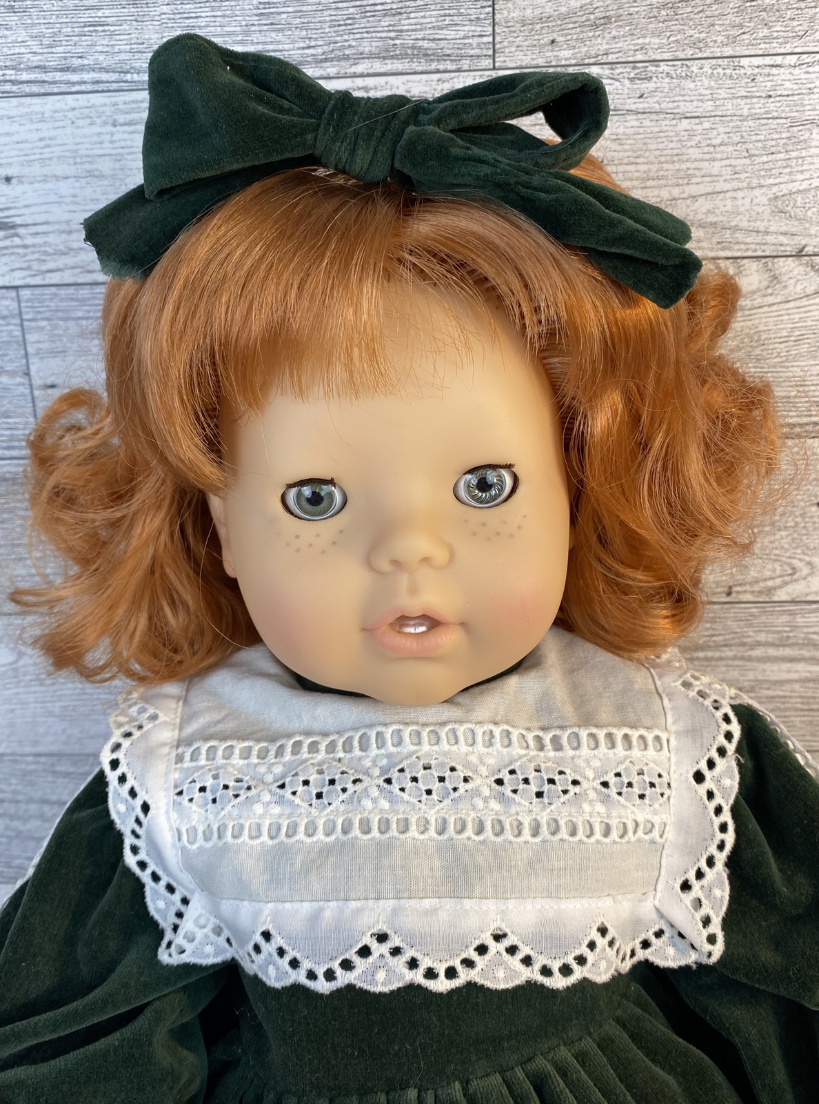 1986 Gotz SYMANTHA Doll Red Hair Green Dress W/ Box Signed Limited ...