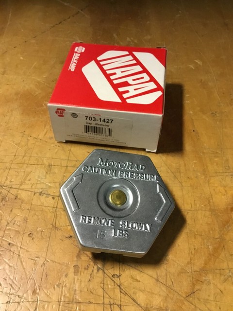 NAPA Balkamp 703-1427 Radiator Cap 15 LB NOS Open-box Un- for sale ...