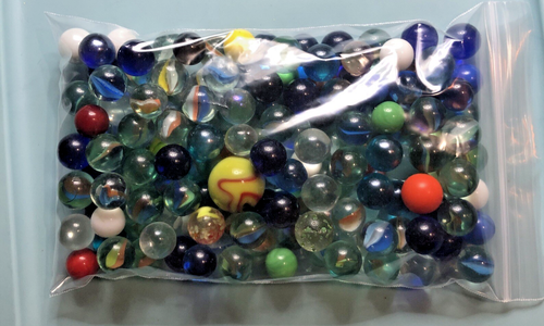 Lot Of Vintage Glass Swirl Marbles Mixed Tones 1.9 LB BAG | eBay