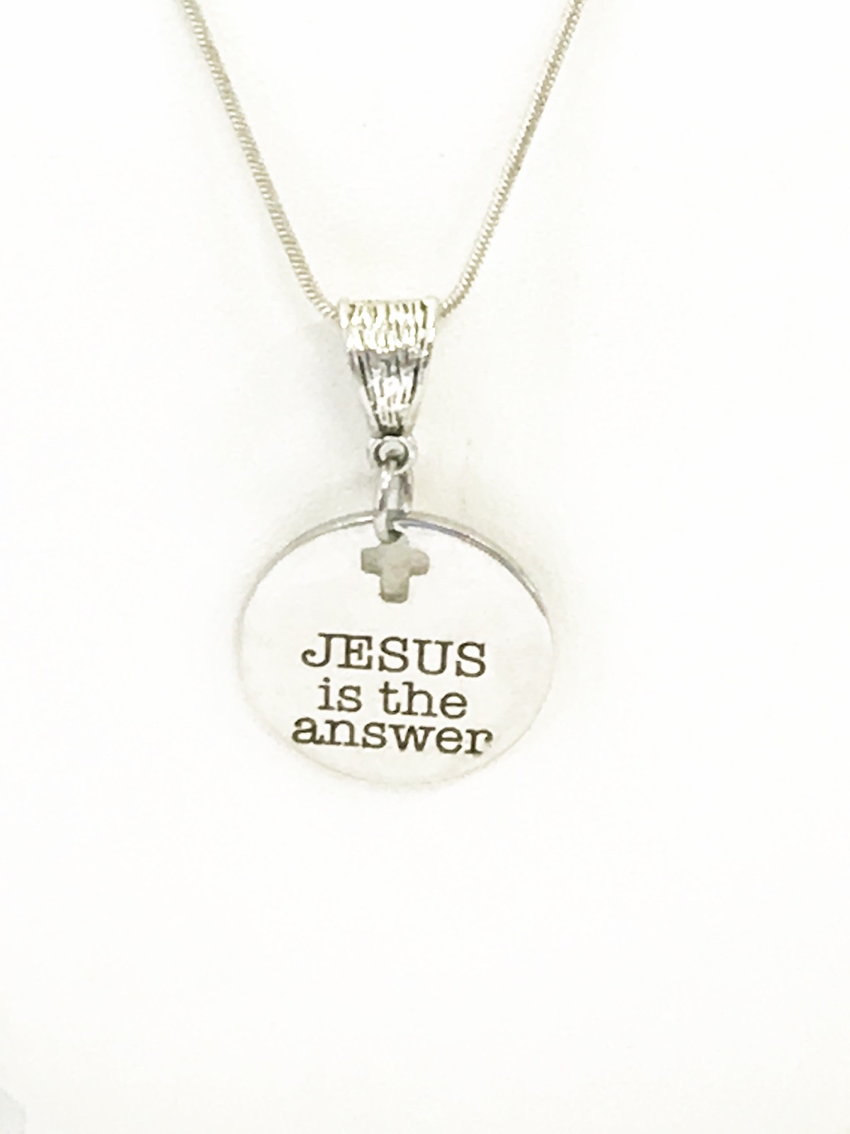 Christian Jewelry, Christian Gift, Christian Necklace, Jesus Is The ...