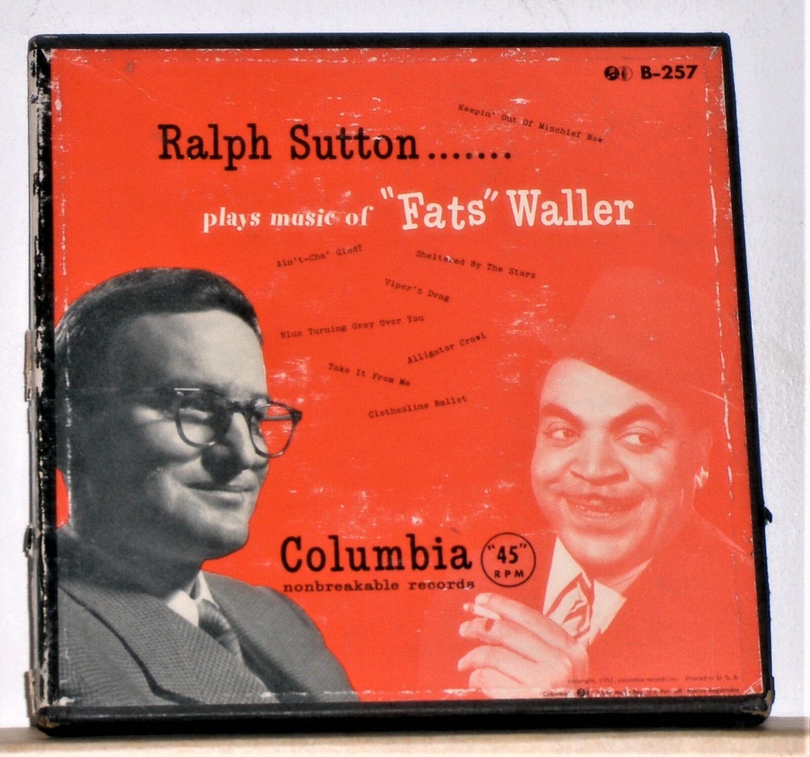 Ralph Sutton - Plays Music Of Fats Waller - 7 inch 45 RPM Record Box ...