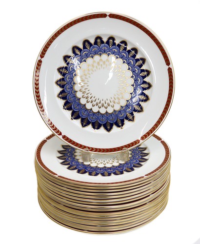 18 Royal Crown Derby England Porcelain Charger or Service Plates in ...