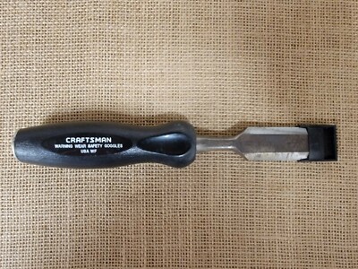Craftsman Professional Black Handle Chisel 1 Inch Part Number WF 36853 ...