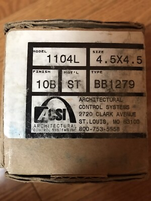Architectural Control Systems 1104L 4.5" X 4.5" Concealed Connection ...