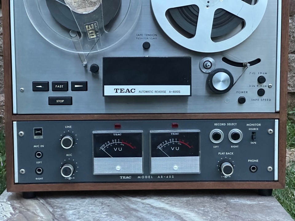 TEAC A-4010S Reel to Stereo Tape Deck Auto Reverse AR-40S Recorder ...