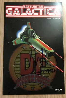 1999 Richard Hatch Signed Battlestar Galactica Comic Book/Obtained In ...