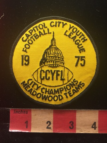 Vtg 1975 CCYFL CAPITOL CITY YOUTH FOOTBALL LEAGUE Champions Jacket ...