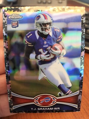 T.J. GRAHAM 2012 TOPPS CHROME CAMO ROOKIE REFRACTOR 151/499 MINT!! | eBay