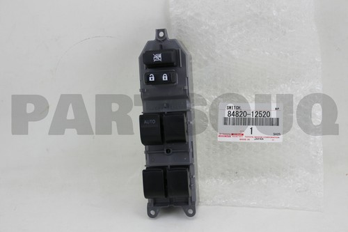 8482012520 Genuine Toyota MASTER SWITCH ASSY, POWER WINDOW REGULATOR ...