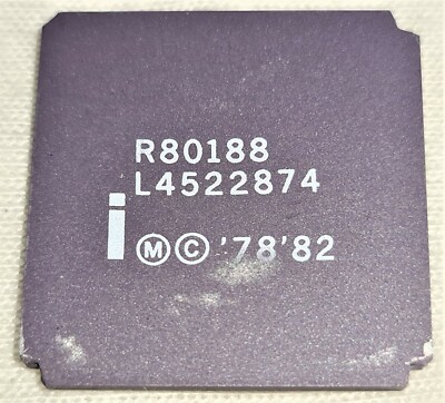 Vintage Intel 80188 8 bit CPU | eBay