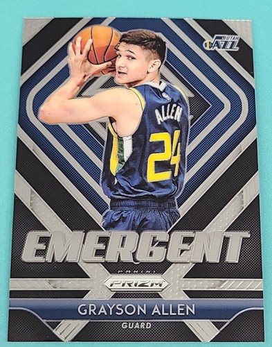 2018-19 Panini Prizm Emergent #21 Grayson Allen Utah Jazz BASKETBALL ...