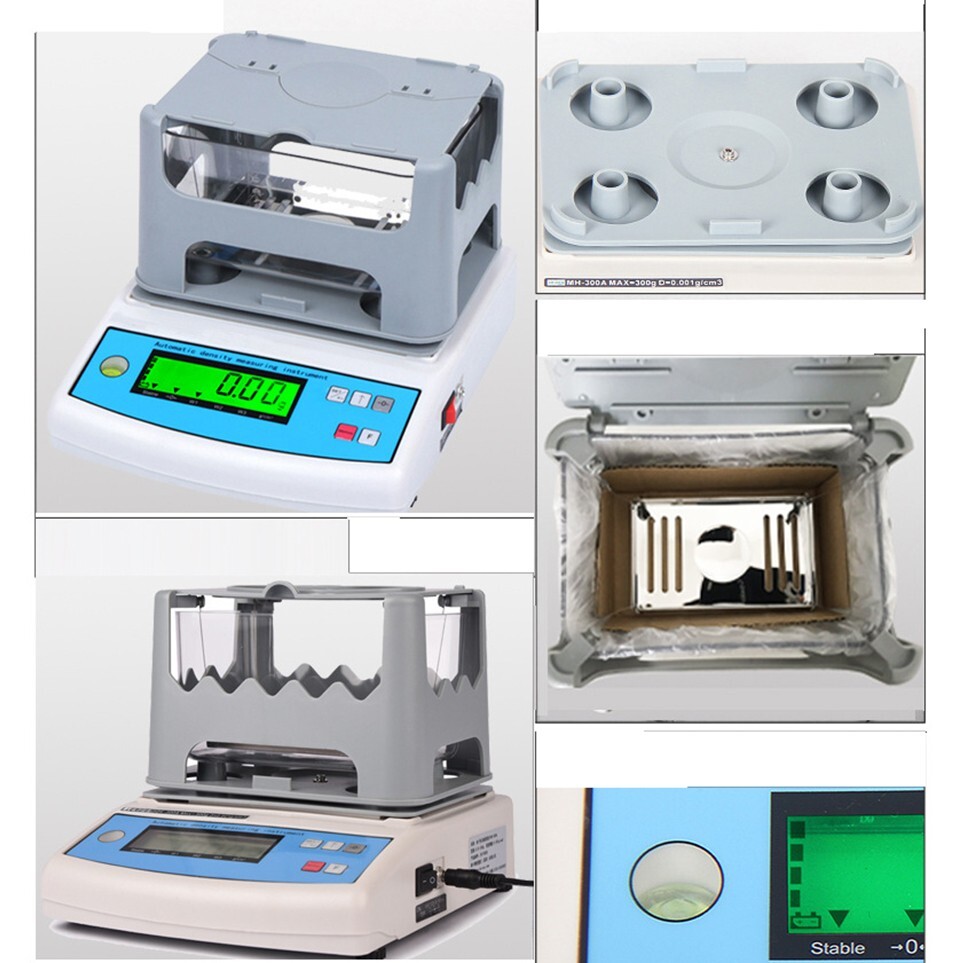 Solid Density Meter Densimeter Testing Instrument with LCD Display 0.01 ...