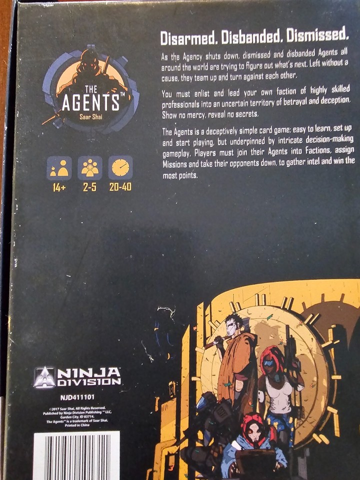 The Agents Card Game - opened everything new and cards sealed | eBay
