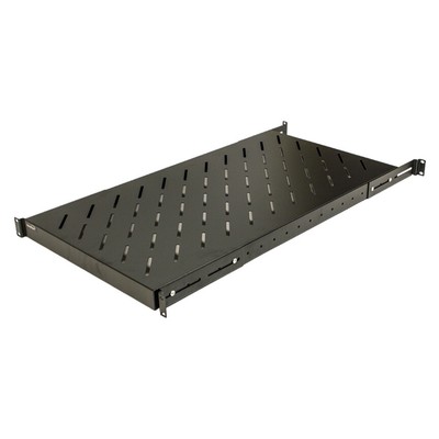 Fixed Rack Server Shelf 1U 19" 4 post Rack Mount - Adjustable from 18 ...