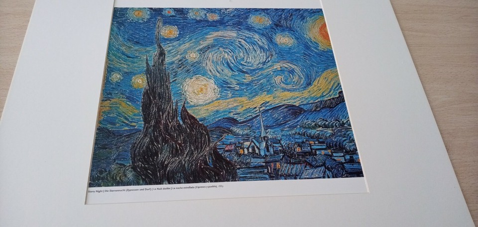 Poster The Starry Night Vincent Van Gogh Starry Night / Die ...