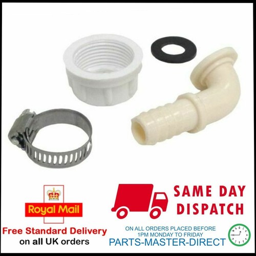 ANGLED WASHING MACHINE 3/8 PLASTIC HOSE END CONNECTOR 3/4" THREAD pmd ...