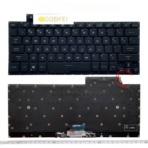 Laptop US Keyboard Backlight Black For ASUS ROG Zephyrus G14 GA401 ...