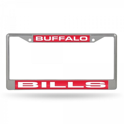 buffalo bills nfl football team chrome license plate frame usa made | eBay