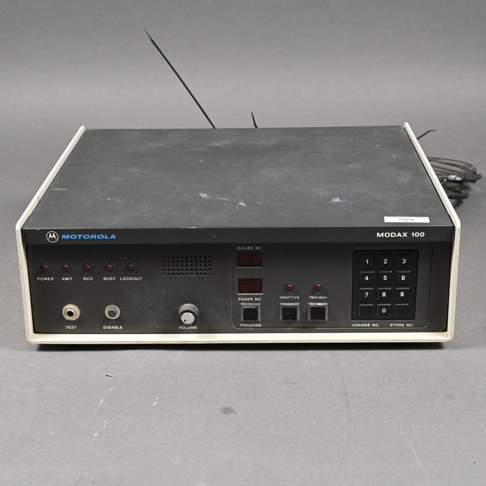 Motorola Modax 100 Paging Encoder - Vintage 1960's | eBay