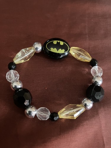 Handmade Beaded Batman Bracelet | eBay