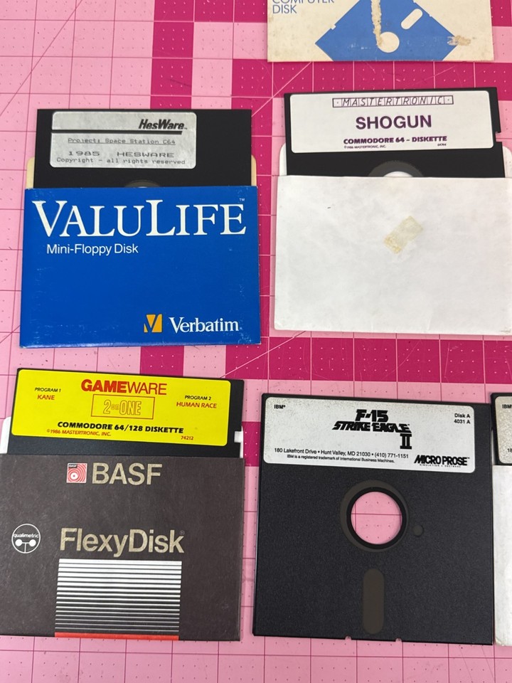 Lot of Commodore 64 Software Games 5.25" Disk Goonies Ultima 3 Disk | eBay