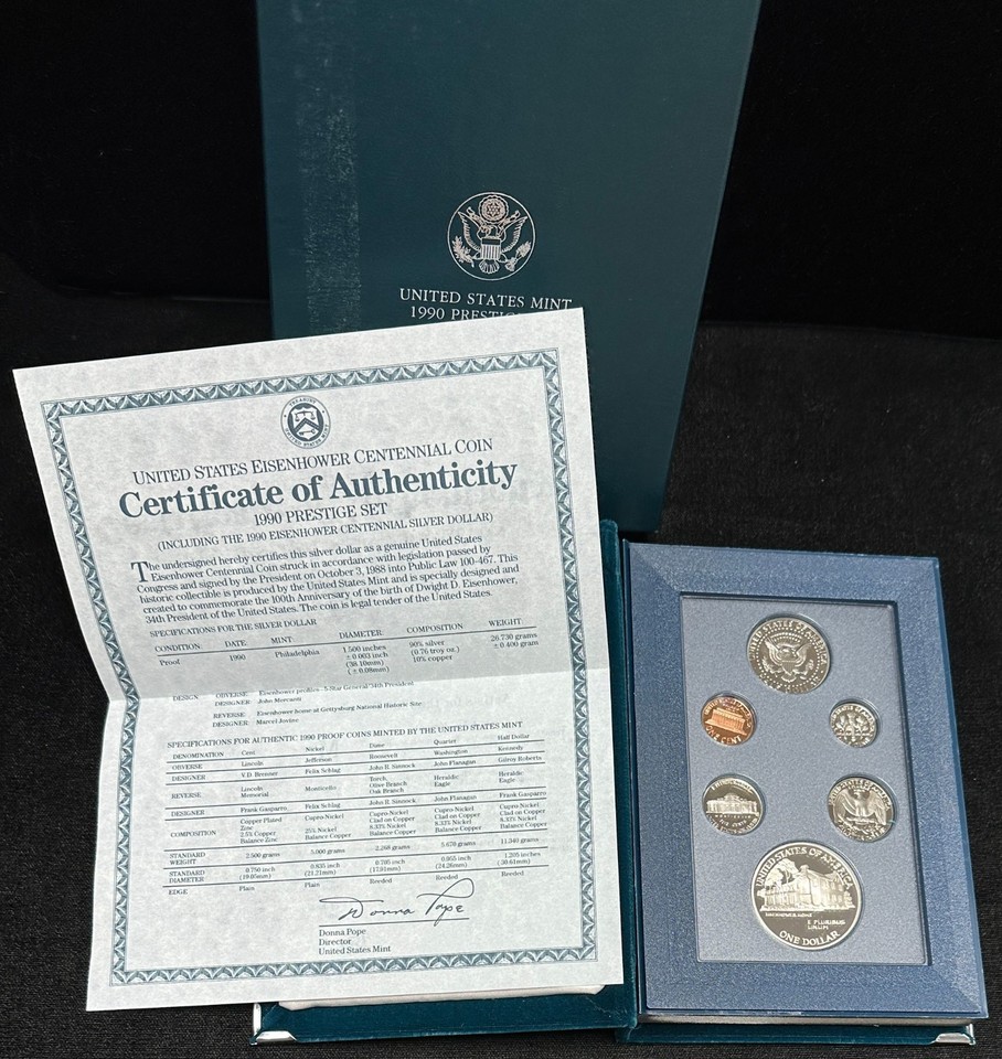 U.S. Mint Prestige PROOF Sets - Group of 8, 1986-1995, All Different Years | eBay