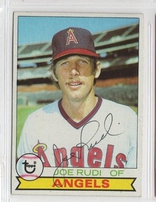 Joe Rudi 1979 Topps signed auto autographed card Angels | eBay
