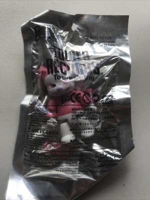 Toy2r 3" Qee Tower Records Pink Cat Designer Art Toy Figure Kidrobot ...