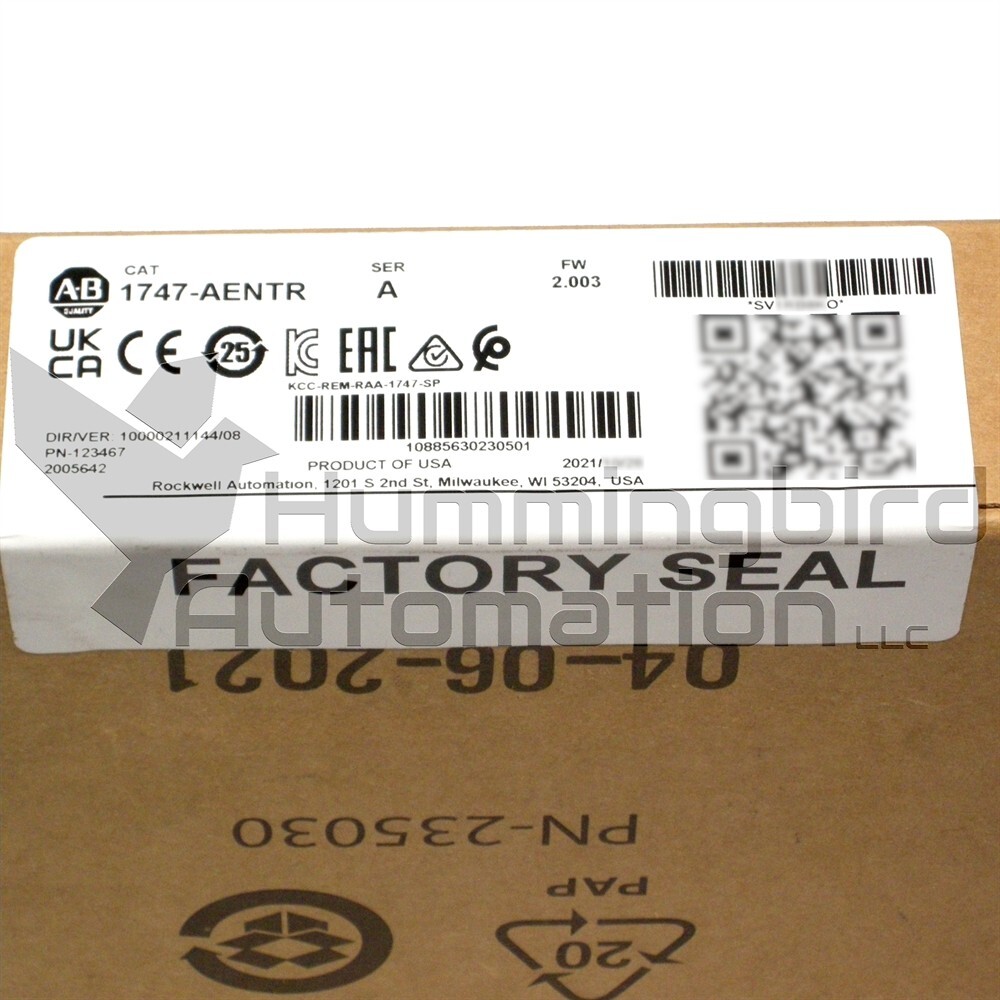 Allen-Bradley 1747-AENTR Ethernet/IP Communication Adapter for sale ...