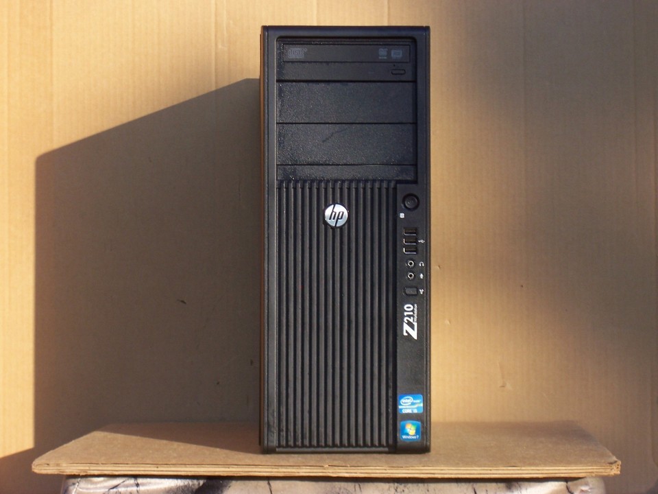 HP Z210 Workstation Quad Core i5 CPU 2500, 3.3 GHz With 8 GB RAM, 500 ...
