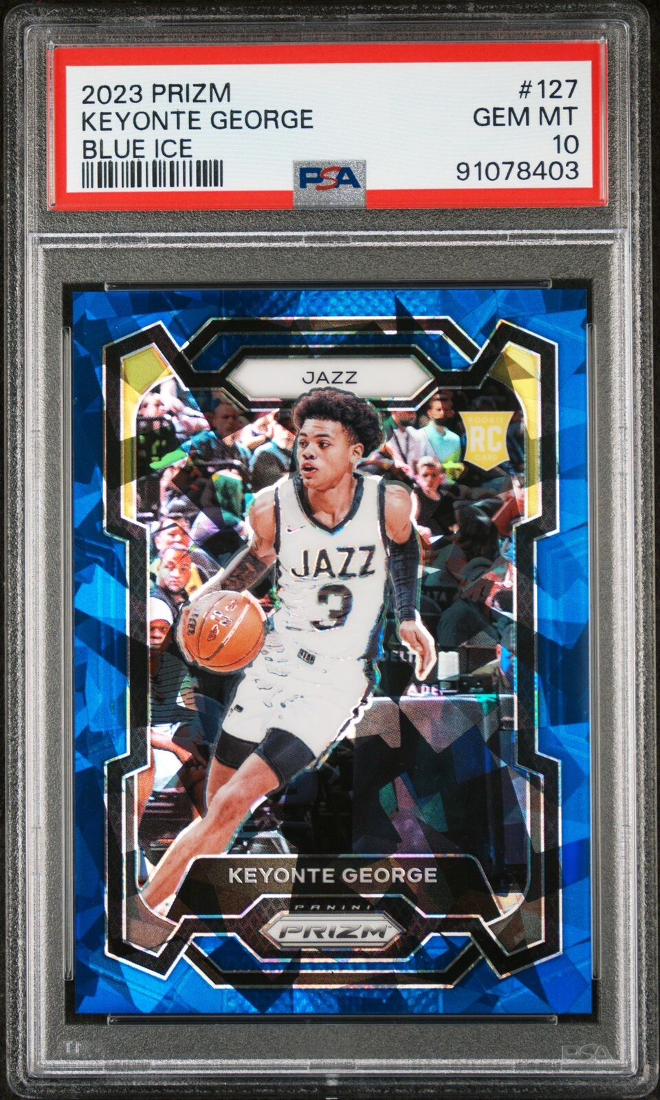 2023-24 Panini Prizm - Blue Ice Prizm #127 Keyonte George /125 (RC) for ...