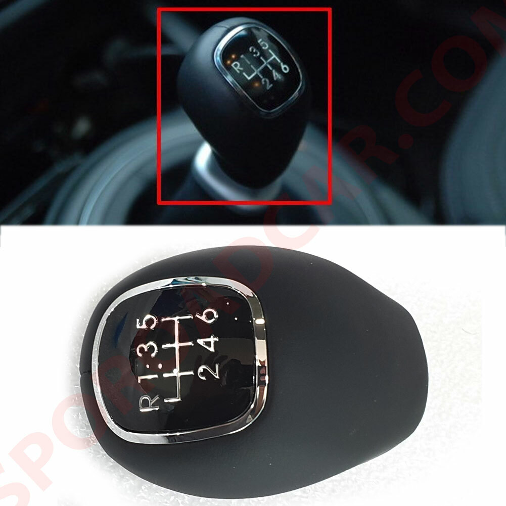 6-Speed Leather Gear Shift Knob Fit For Kia Sportage/Fit For Venga Rio ...