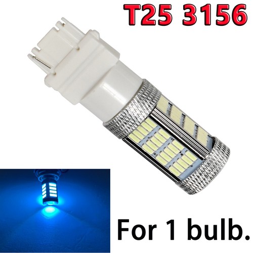 T25 3156 3456 Super Bright Ice Blue 92 LED Bulb Reverse Backup Light Y1 ...