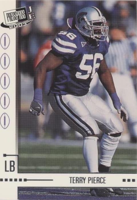 2003 Press Pass JE - Terry Pierce #30 (RC) for sale online | eBay