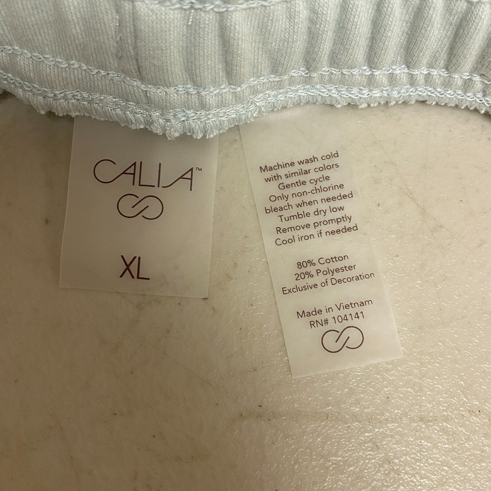 Calia Women's High Rise Sweatshort Calming Green WAX12384 BRAND NEW | eBay