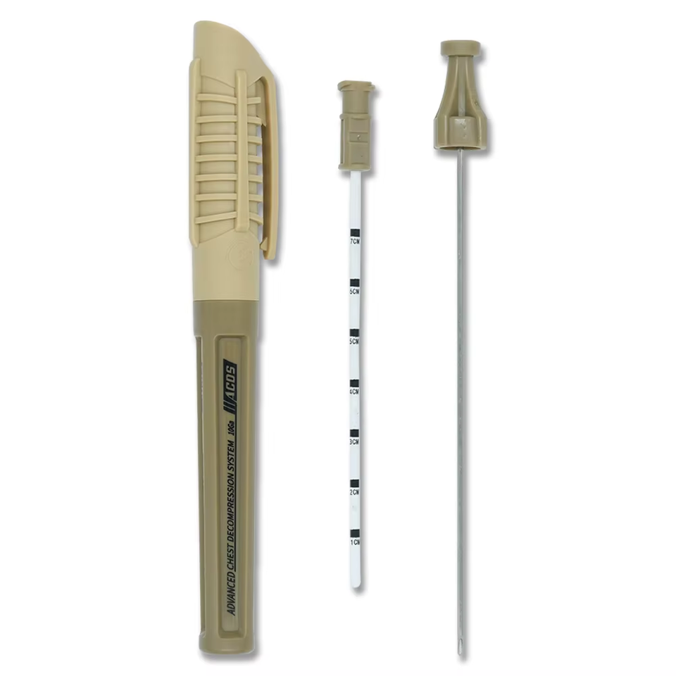 14Ga Needle Decompression Kit | Pneumothorax Catheter for Tension ...