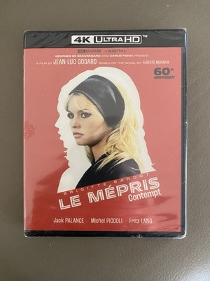 Le Mepris (Contempt) New 4K UHD Blu-ray 4K Mastering DVD Movie SEALED ...